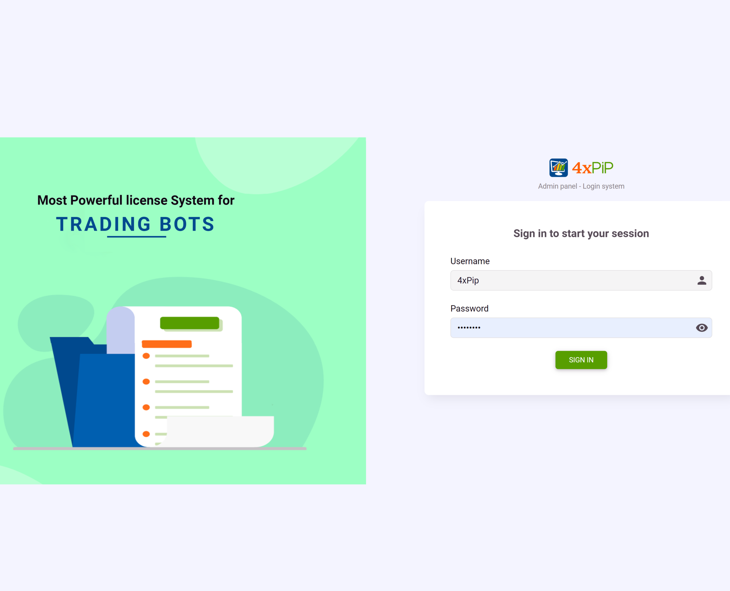 MT4 License system for trading bots